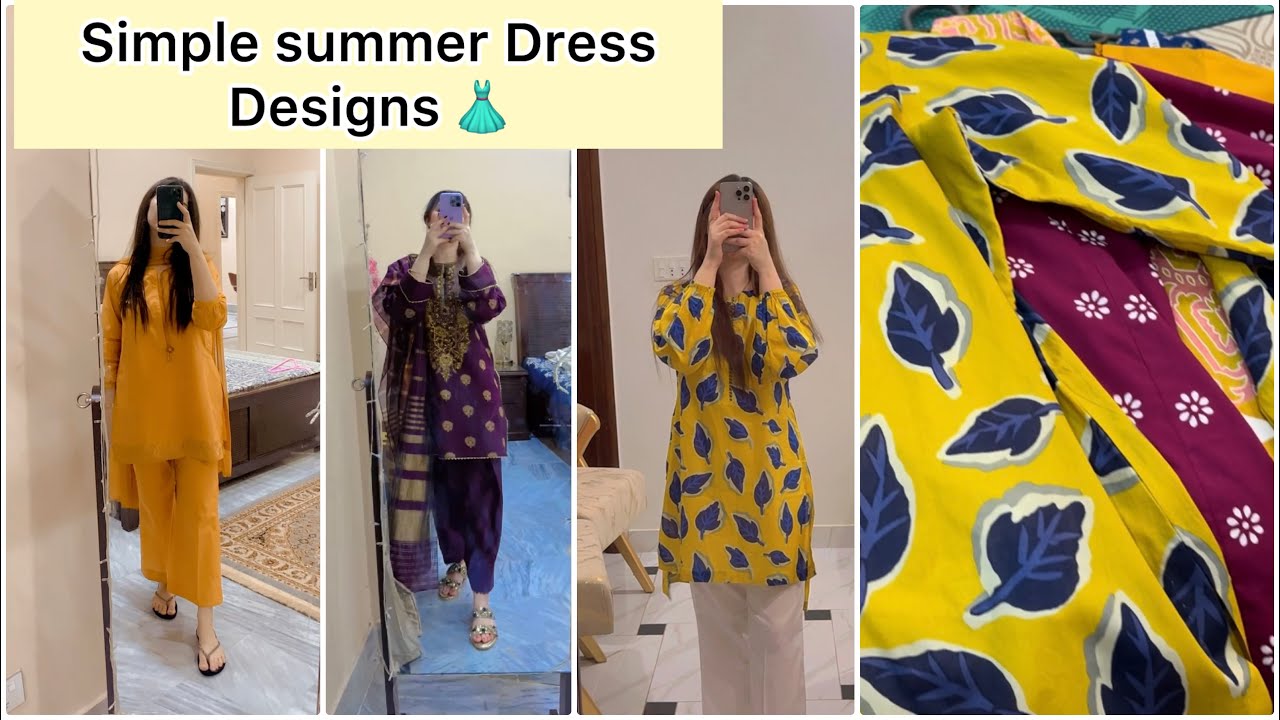 My summer Clothes 👗|| Simple & Comfortable Designs 🫶🏻 - YouTube