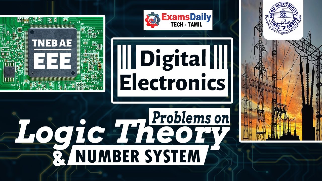 Tneb Ae Exam Digital Electronics Problem On Logic Theory And Number