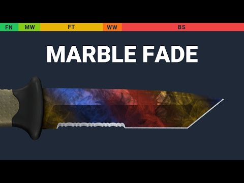 Ursus Knife Marble Fade - Skin Float And Wear Preview