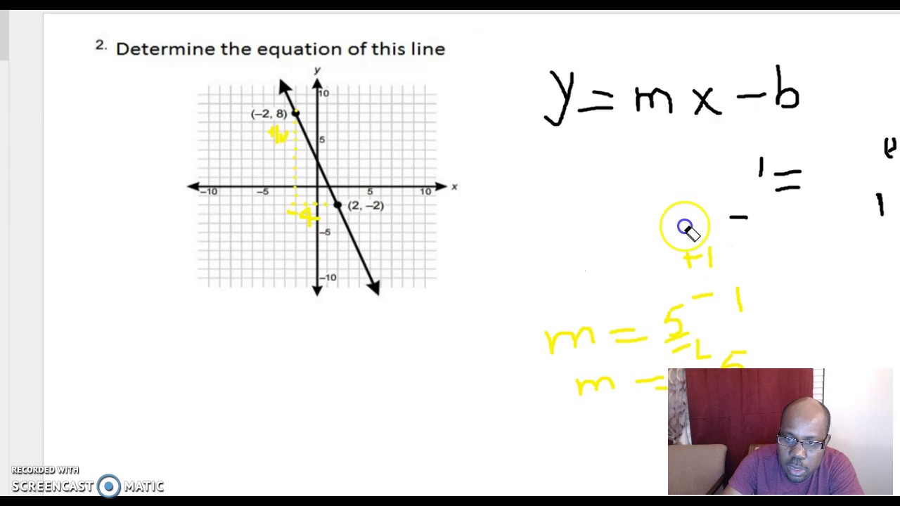 Determine The Equation Of Line Considering A Given Graph With Two determine-the-equation-of-line-considering-a-given-graph-with-two