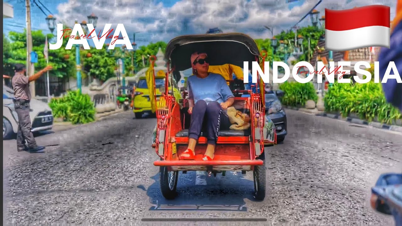 To the Markets by Rickshaw / Java / Yogyakarta / Equator / Becak ...