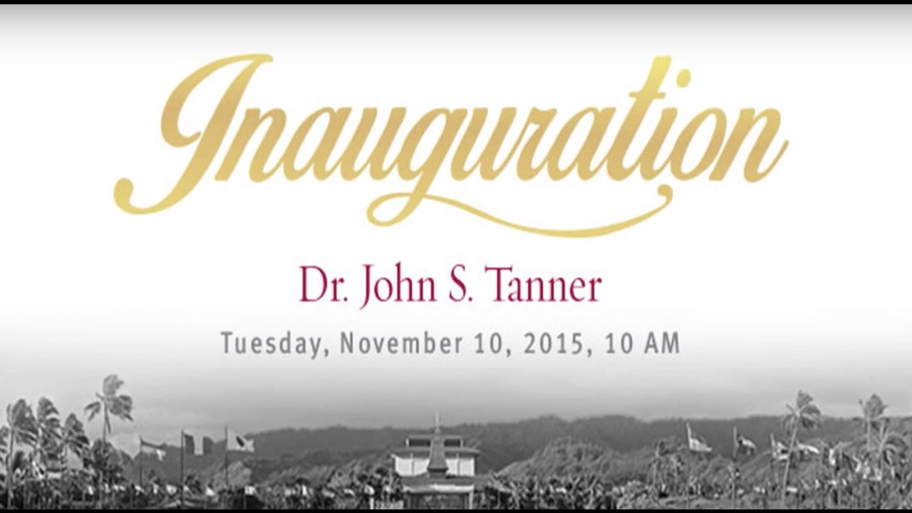 Inauguration Ceremony for President John S. Tanner, 10th President of ...