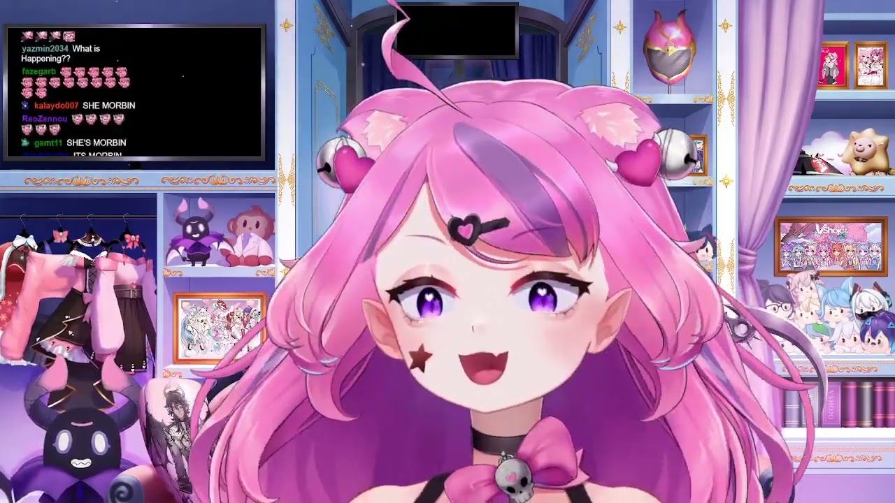 Ironmouse loses control of her model - YouTube