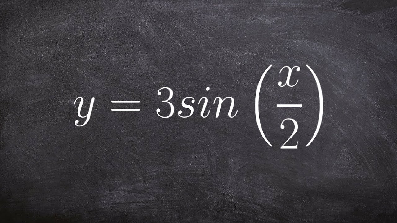 Learn How to Find the Amplitude Period and Frequency of Sine - YouTube