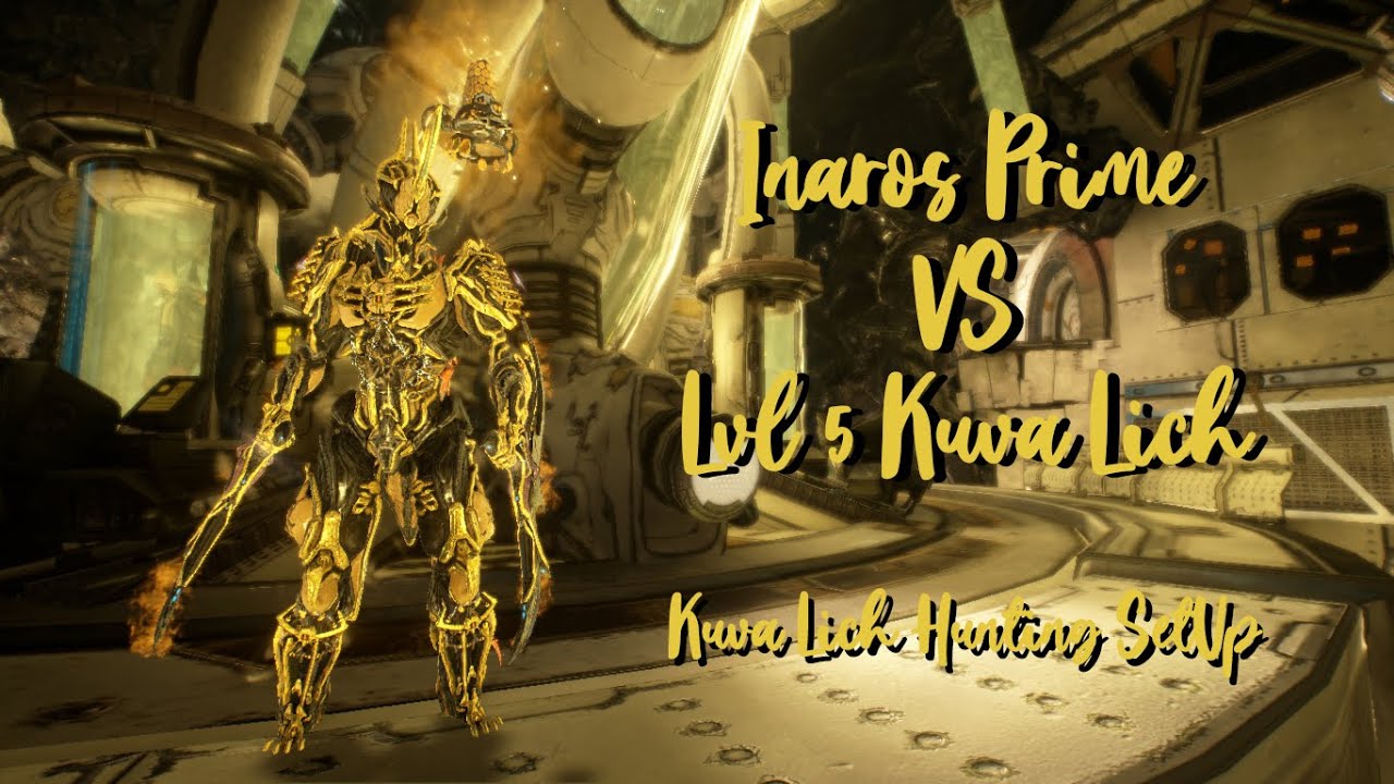 Kuva Lich Hunting SetUp - Inaros Prime + Kronen Prime Build || Warframe ...