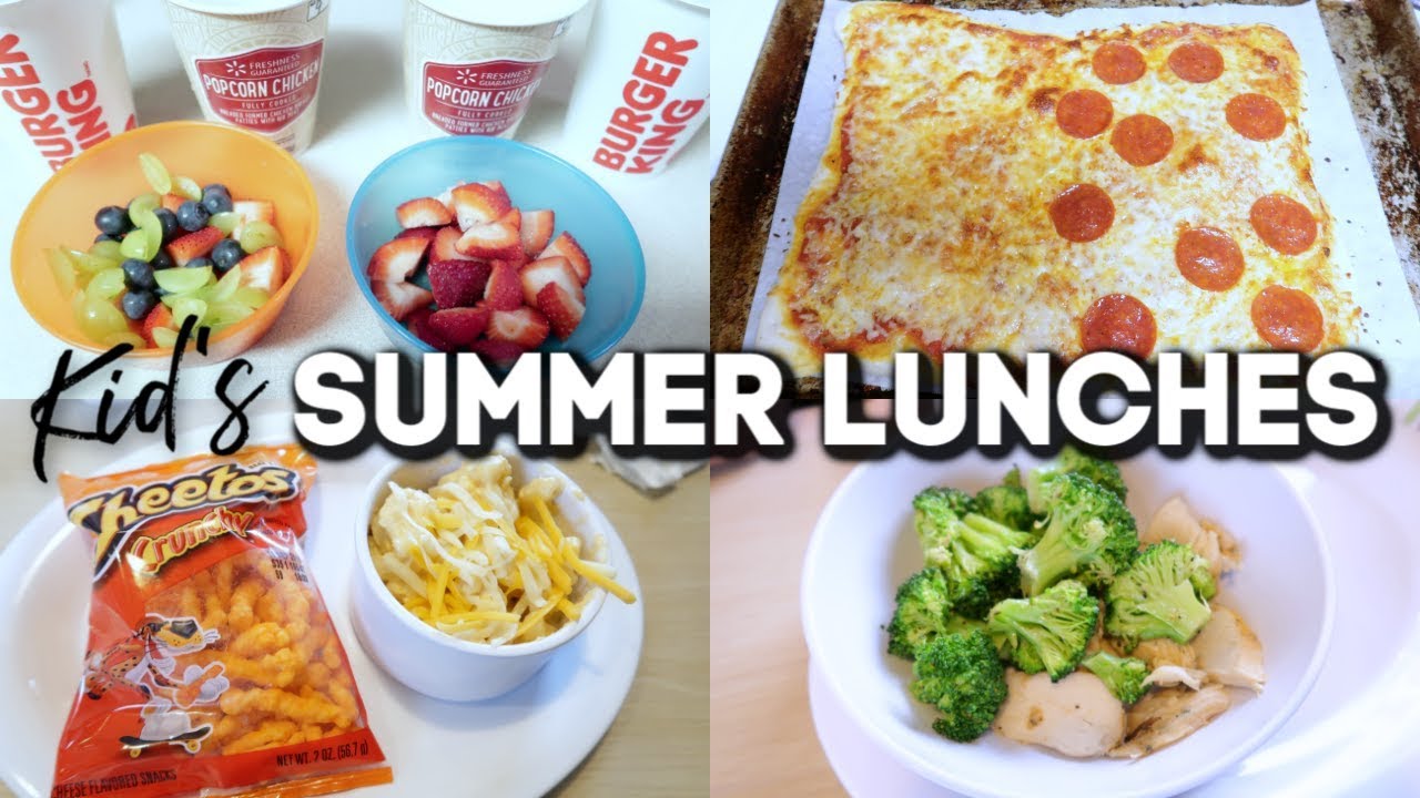 Summer Lunches for Kids| Real Life | Week 76 - YouTube