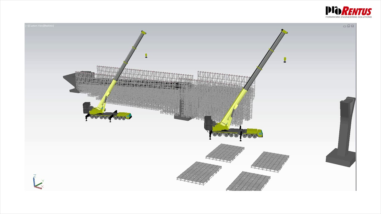Road bridge shoring contracting - YouTube