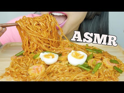 ASMR *NEW SAMYANG SPICY JJOLBOKKI (CHEWY EATING SOUNDS) NO TALKING | SAS-ASMR