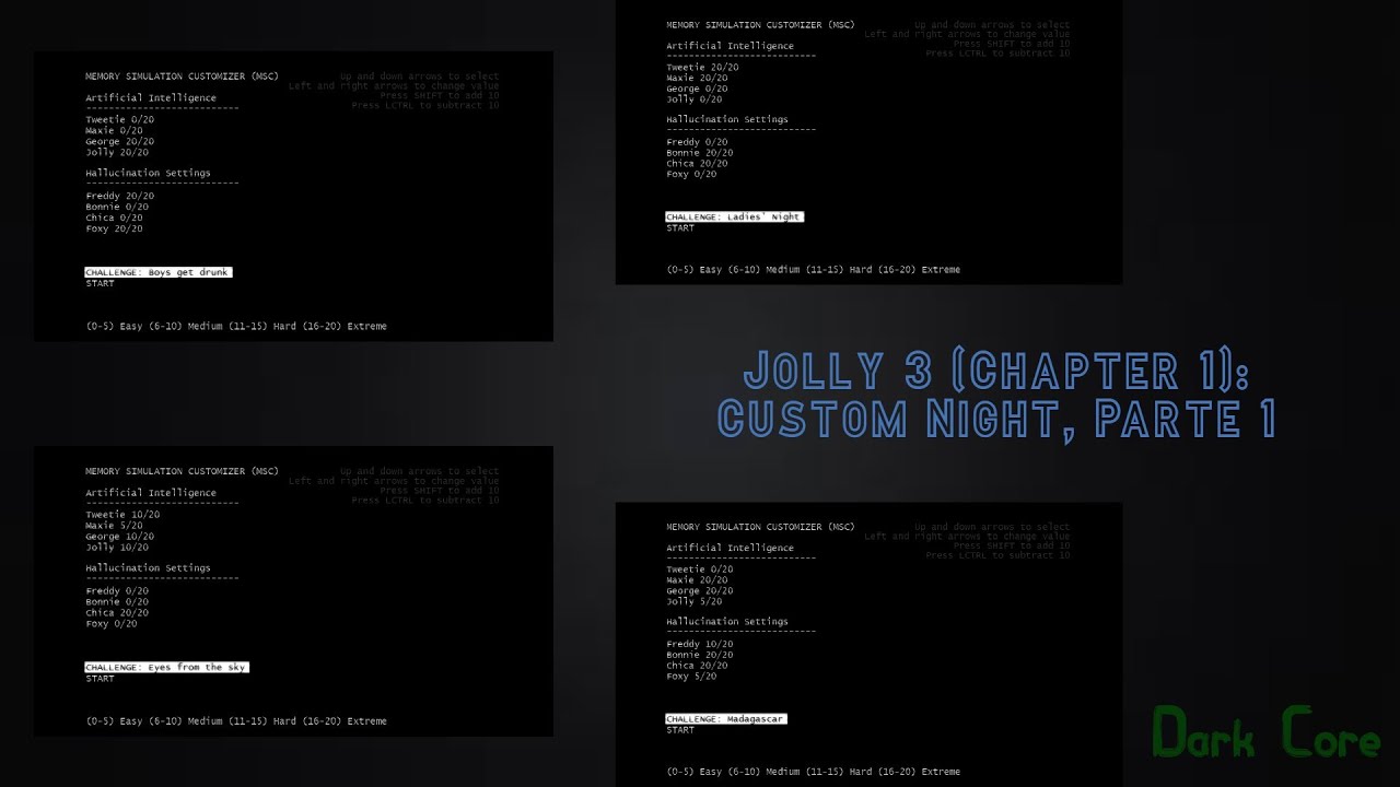 Jolly 3: Chapter 1, Custom Night: Ladies' Night, Boys get Drunk, Eyes ...