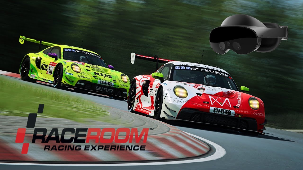 Checking out new graphics update for RaceRoom in VR ( Meat Quest Pro ...