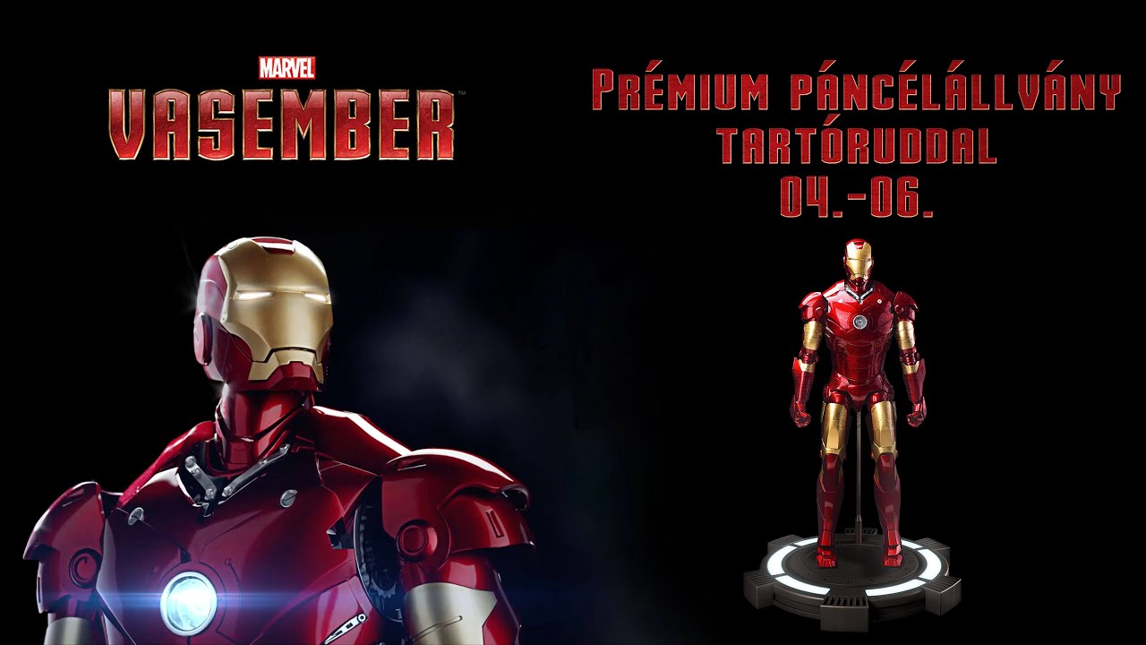 Vasember Mark III páncél építése - Prémium páncélállvány tartórúddal 04 ...