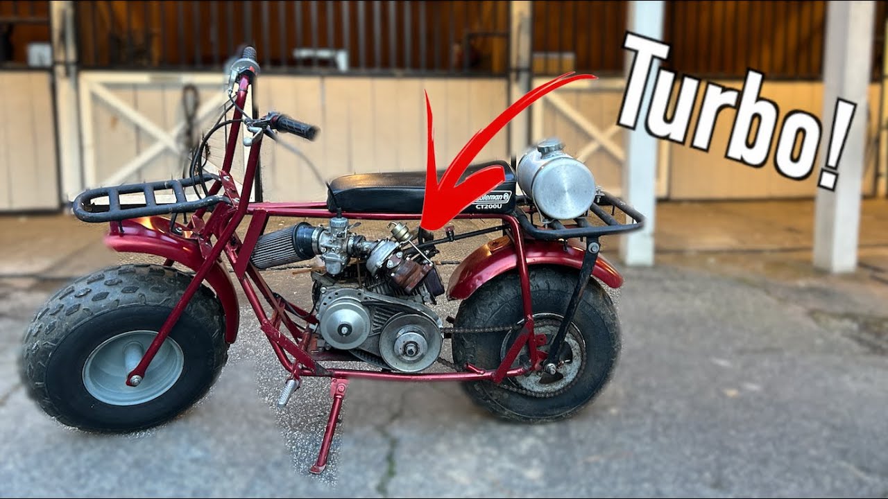 I Bought A Turbo Mini Bike! - YouTube