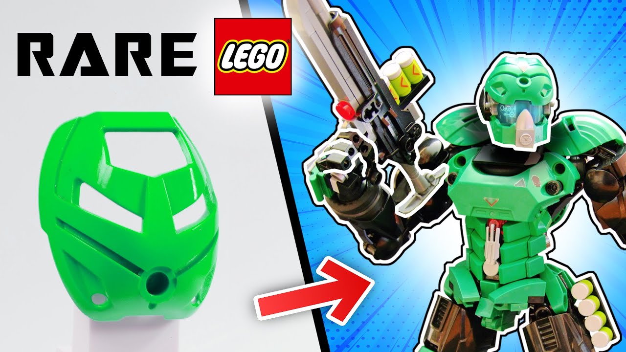 Using EURO MISPRINT LEGO Masks To Build Bionicle MOCs - YouTube