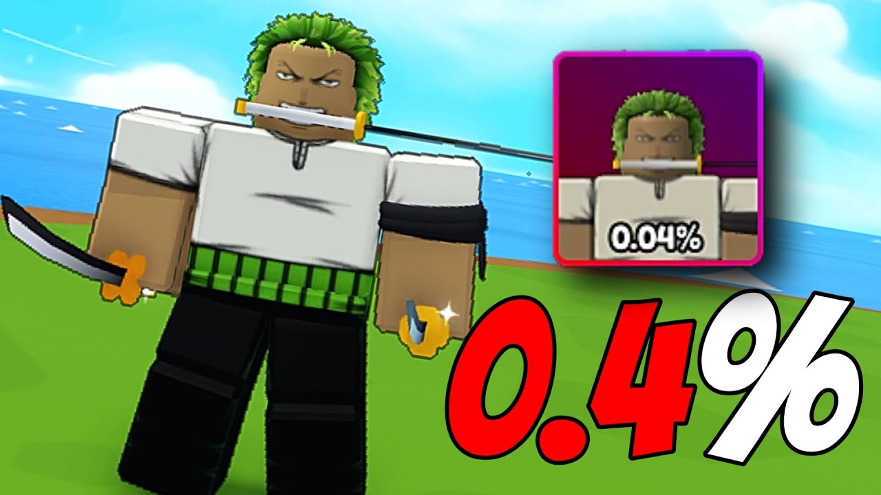 I Obtained 0.4% RORONOA ZORO In Anime Champions Simulator - YouTube
