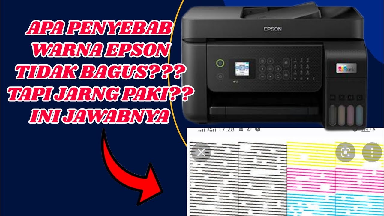 Penyebab warna EPSON tidak normal begini TIPS YAH YG SERING SEPELE TAPI BERMANFAAT |warna epson ...