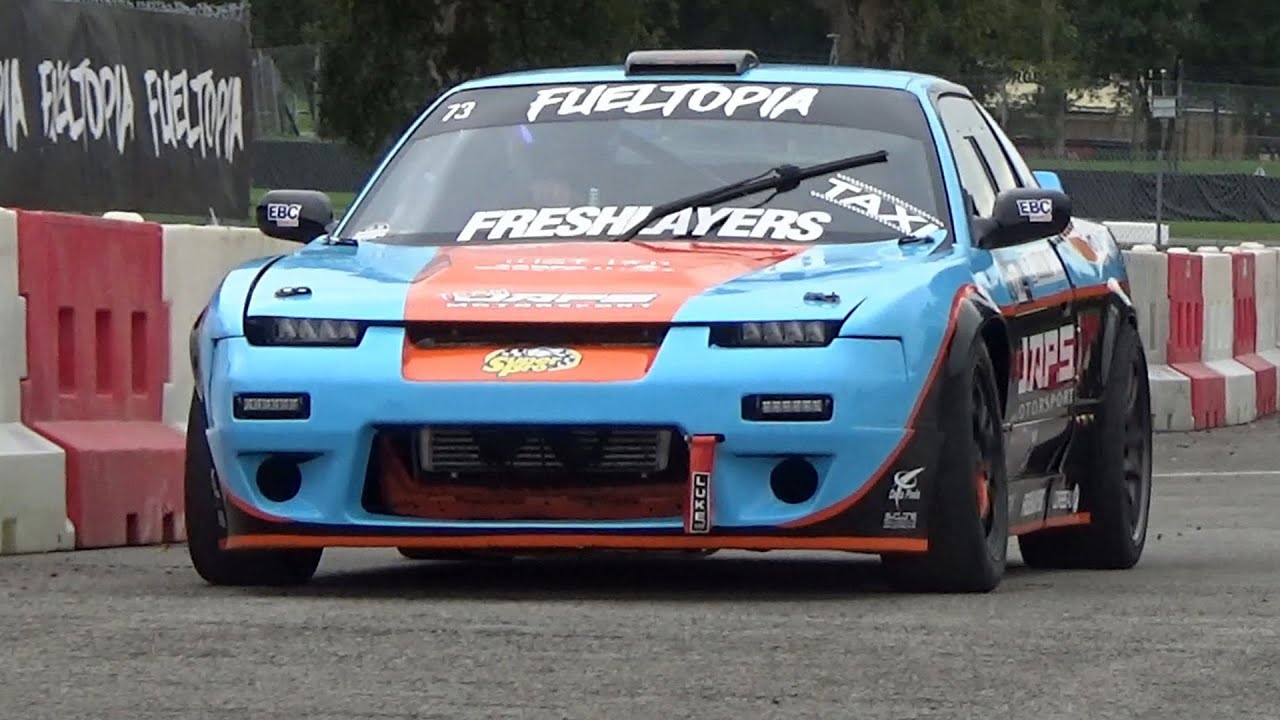 Nissan S13 Turbo Handbrake Turns! - Formula G Championship Oulton Park ...