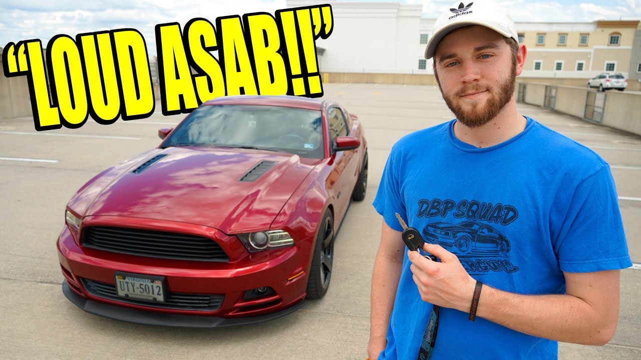 GOOFY Mustang GT owner SHOWS OFF his "RARE" Exhaust Setup! - YouTube