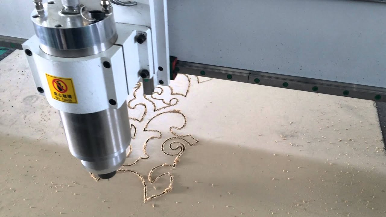 For Cees/ wood cnc router AKM1530 testing video - YouTube
