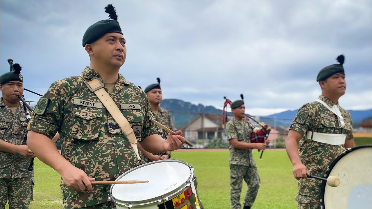 KOST24 | Persembahan Pancaragam Pusat Rejimen Renjer Diraja (RRD) - YouTube