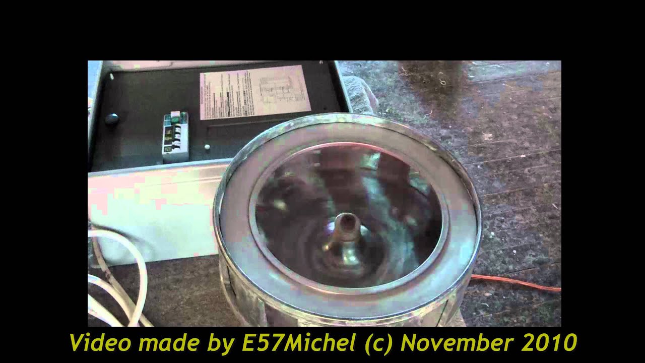 Probelauf Sirene Elektror "S3B" - test run old air raid siren "Elektror ...