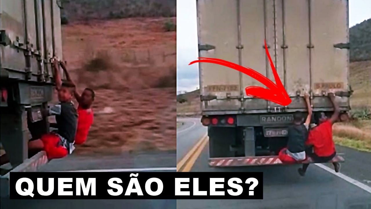 Pegaram Carona Na Traseira Do CaminhÃo E Se Deram Mal Kkkkkkk Youtube
