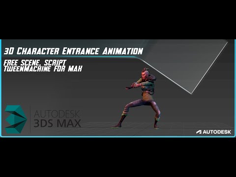 3D Character Entrance Animation using 3ds max & TweenMachine - YouTube