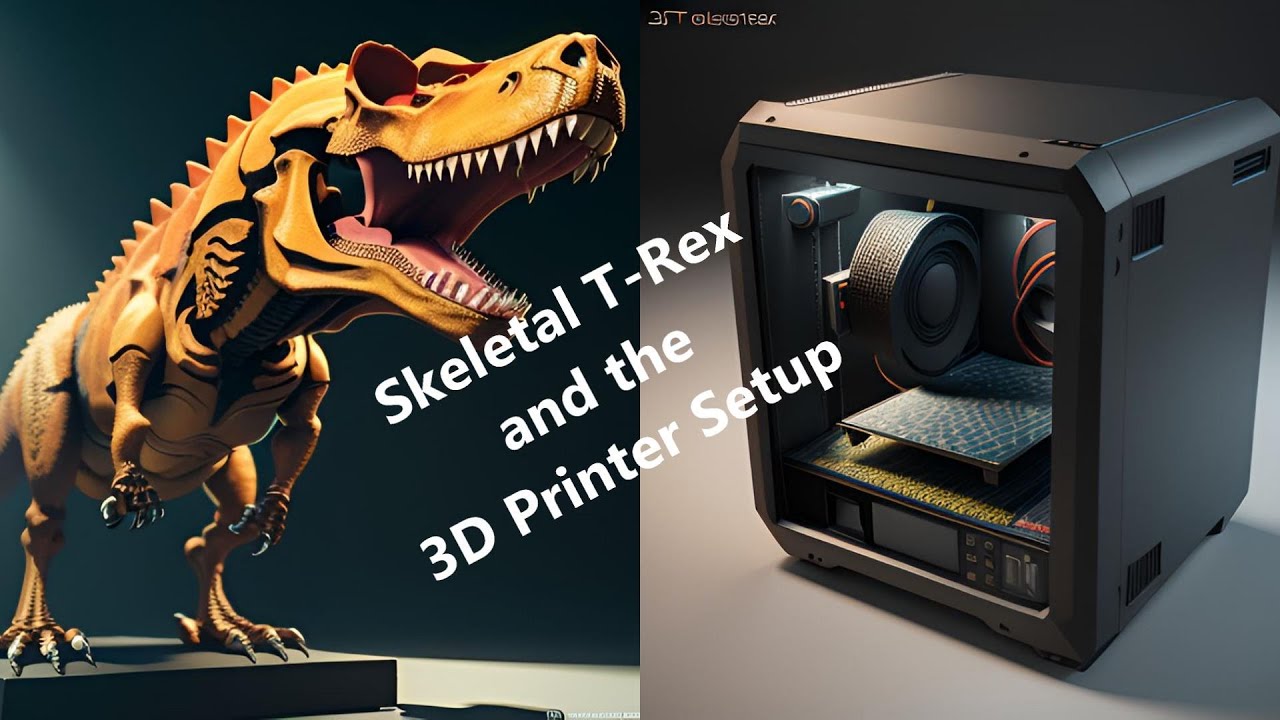 Skeletal Dinosaur and the 3d Printer - YouTube
