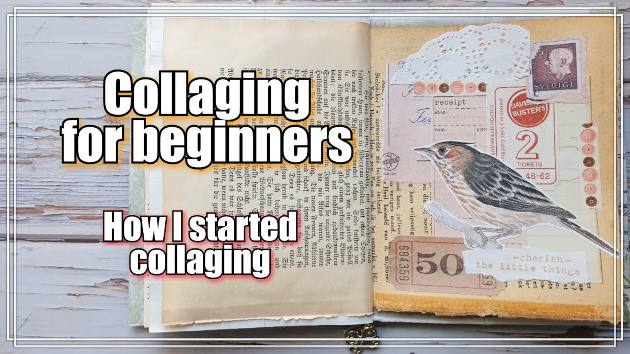 How I started collaging. Tips for beginners - YouTube