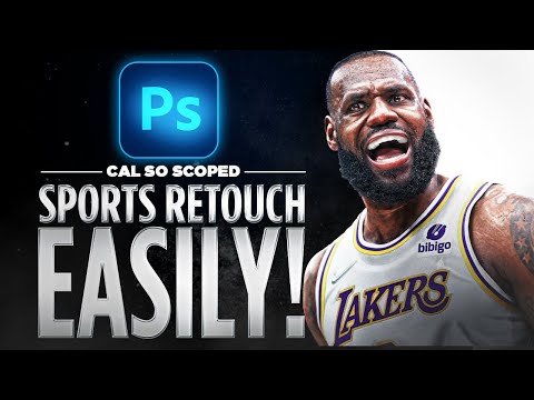 Retouching Sports Images Easily. | Photoshop Sports Design Tutorial ...