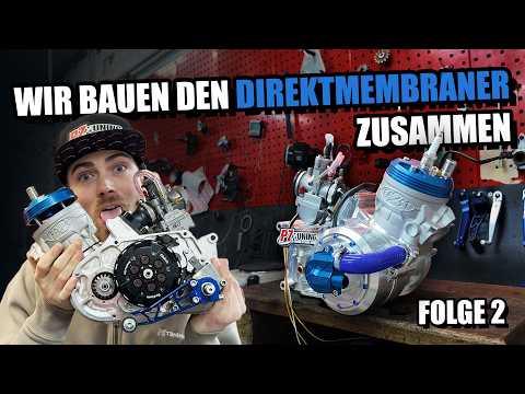 Endlich fertig! Unser 100ccm Simson Direktmembran-Prototyp steht 🔥 Folge 2