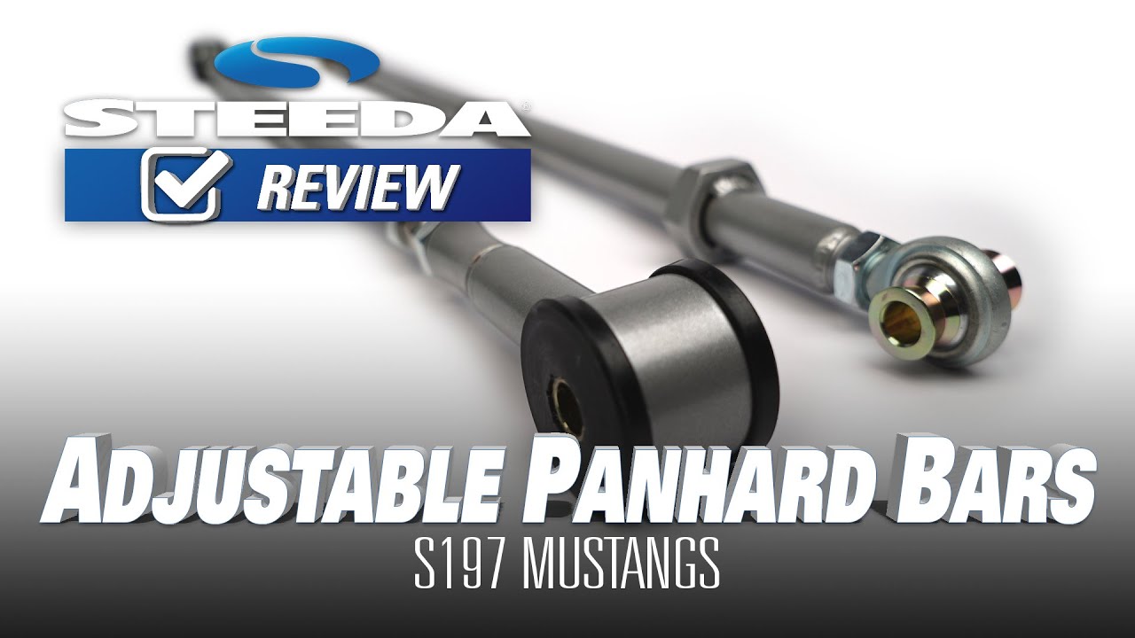 STEEDA Mustang Street & Race Adjustable Panhard Bars | Review - YouTube