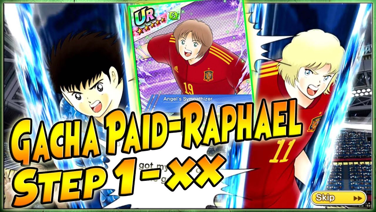 🔥 GACHA STEP 1-xx RAPHAEL PAID 4th ANNIV "LIMITED" - Captain Tsubasa ...
