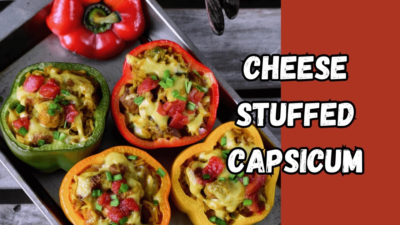 Cheese and Egg Stuffed Capsicum Delicious Recipe at Home | Easy ...