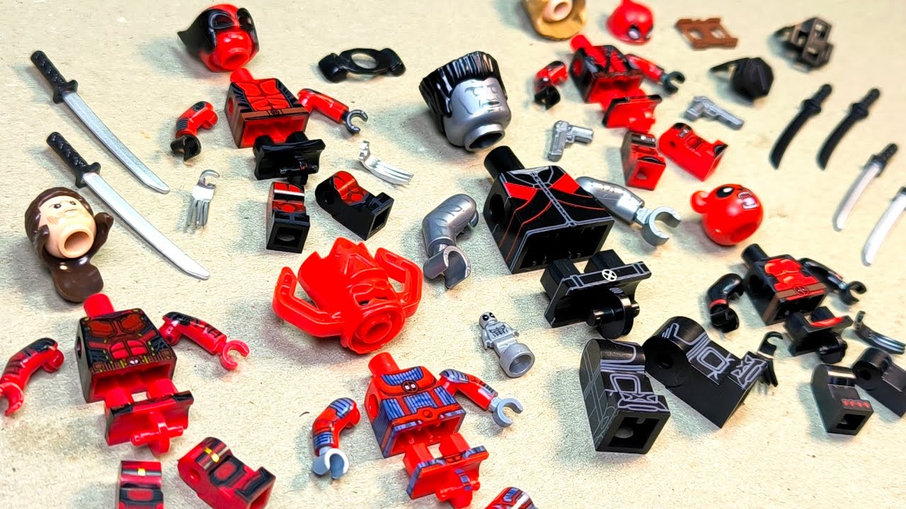 lego deadpool | nicepool | galactuspool | colossus | minifigures lego ...