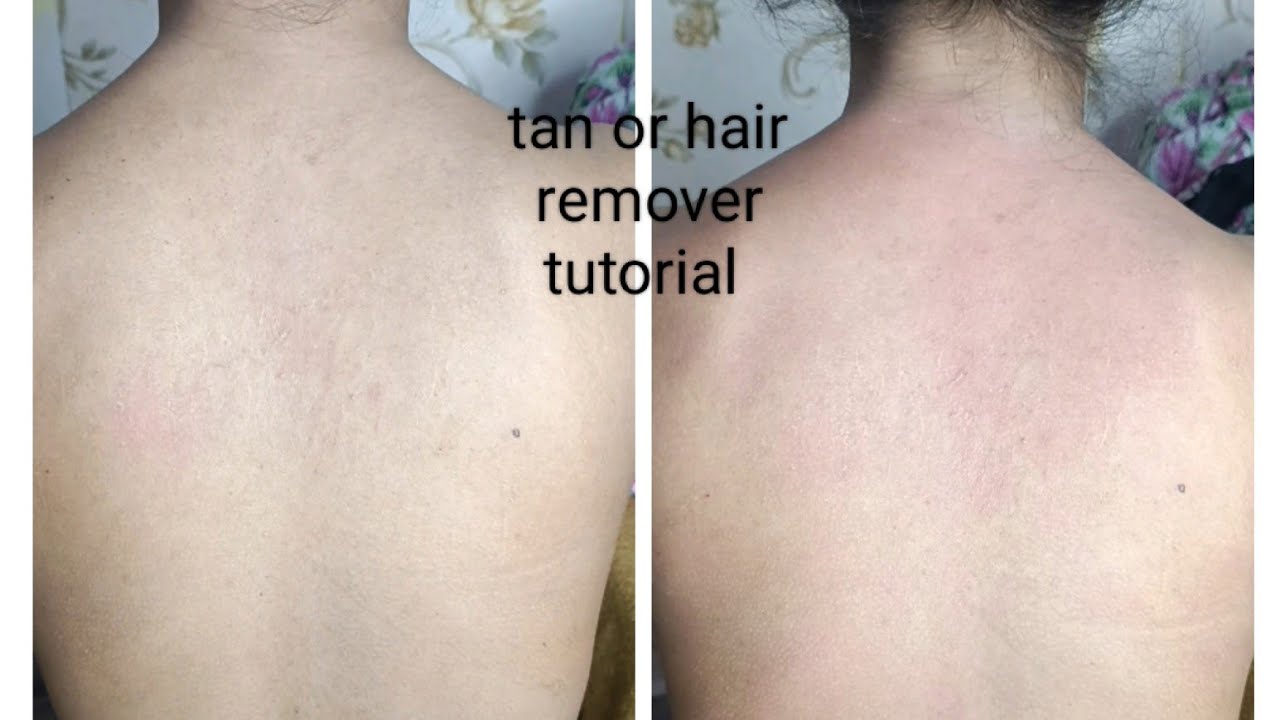 Back Waxing tutorial | hair remover with wax | tan remove tutorial ...