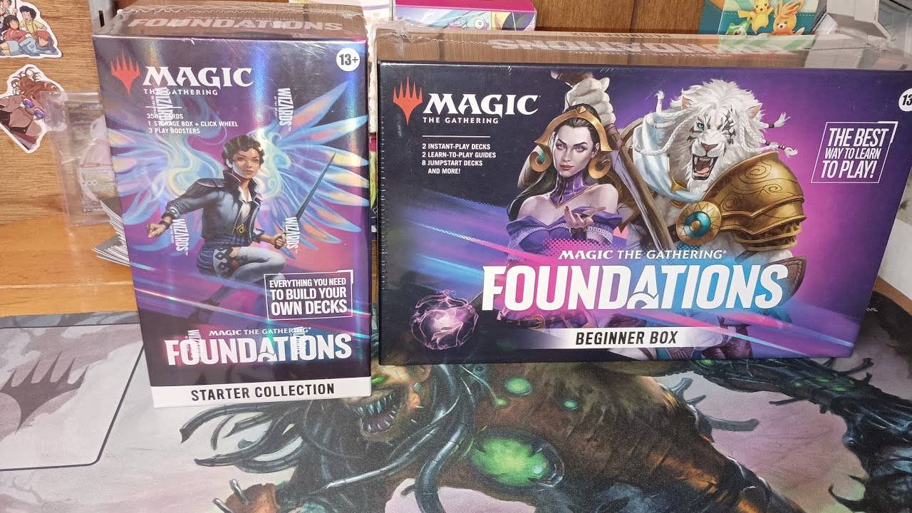 Magic The Gathering Foundations Beginner box, And Starter collection ...