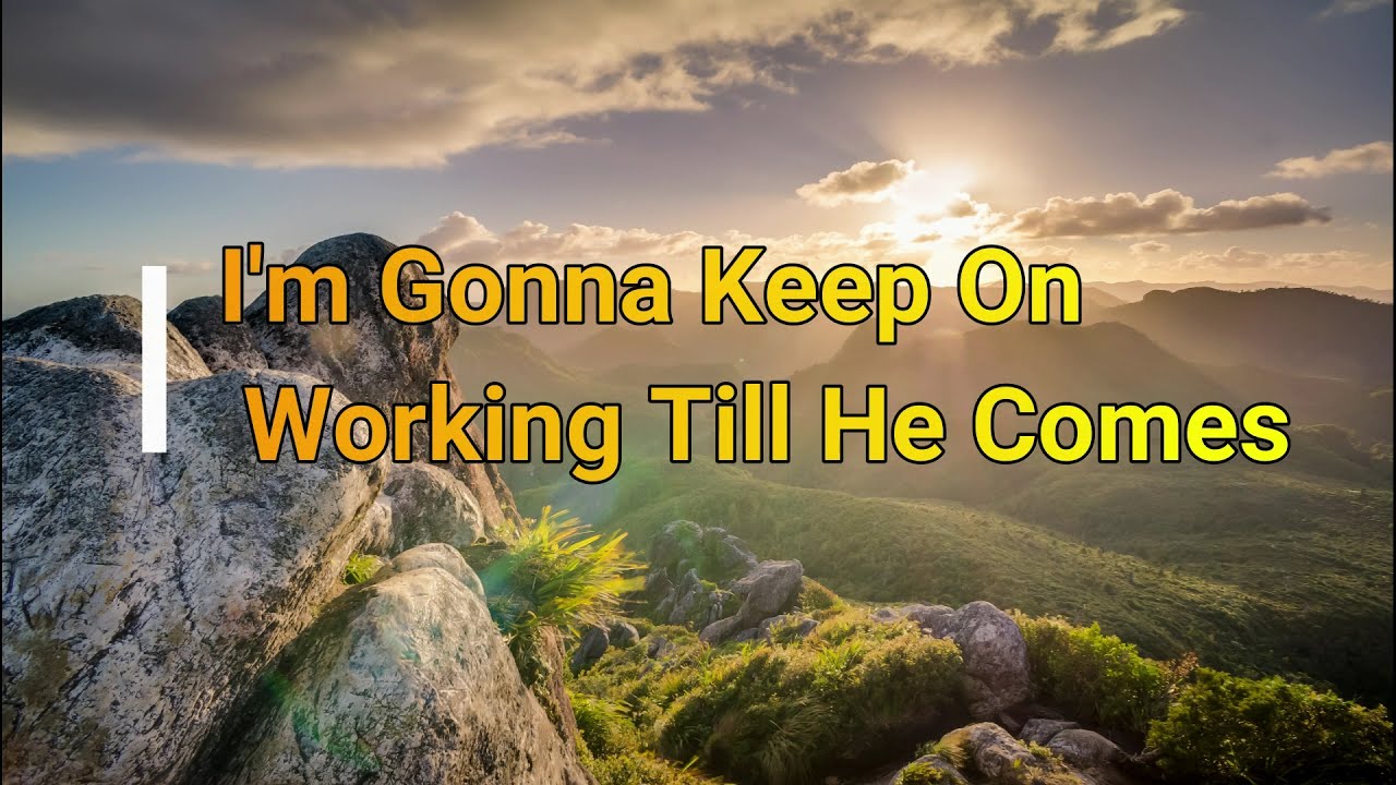 I'm Gonna Keep On Working | Stephen Ray Nichols | With Lyrics - YouTube