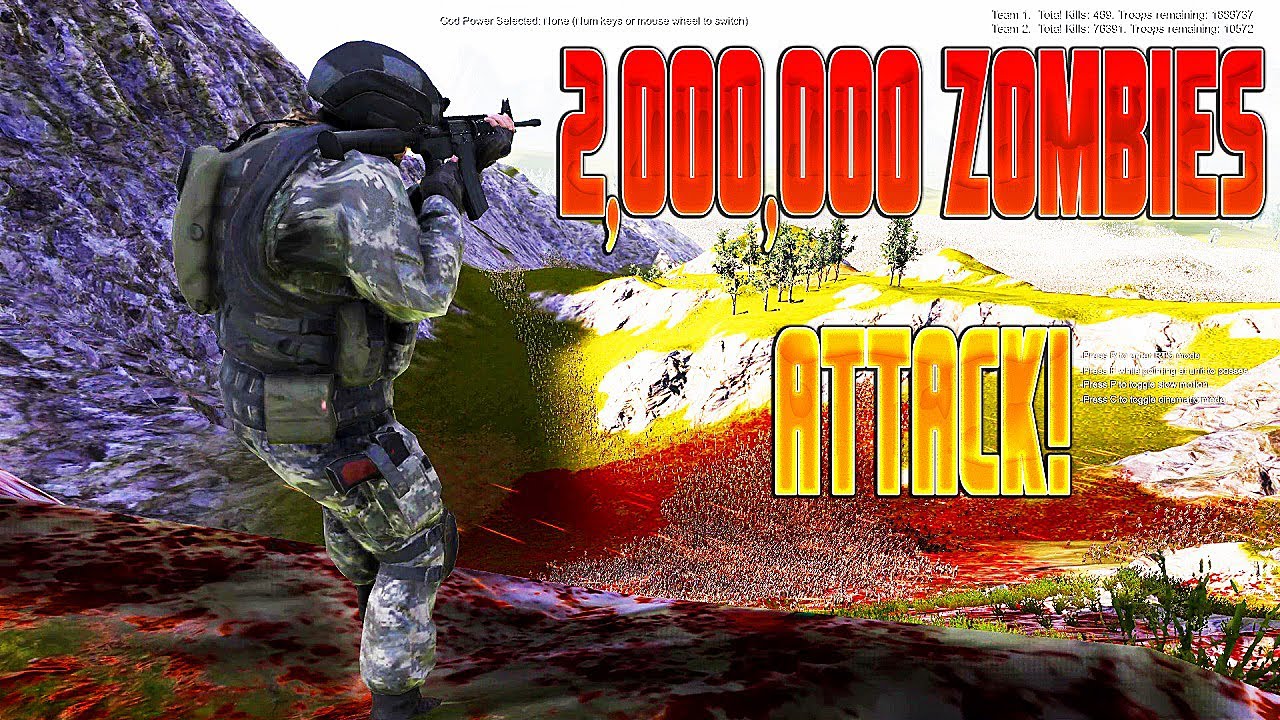 2,000,000 ZOMBIES attack MODERN ARMY - Ultimate Epic Battle Simulator 2 ...