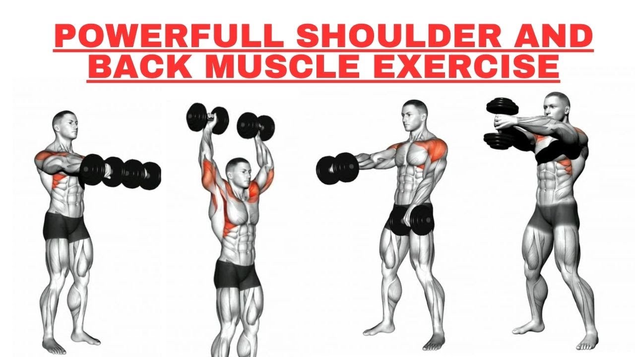 Build Powerful Shoulders and Back Muscles | Ultimate 8 Strength Workout ...