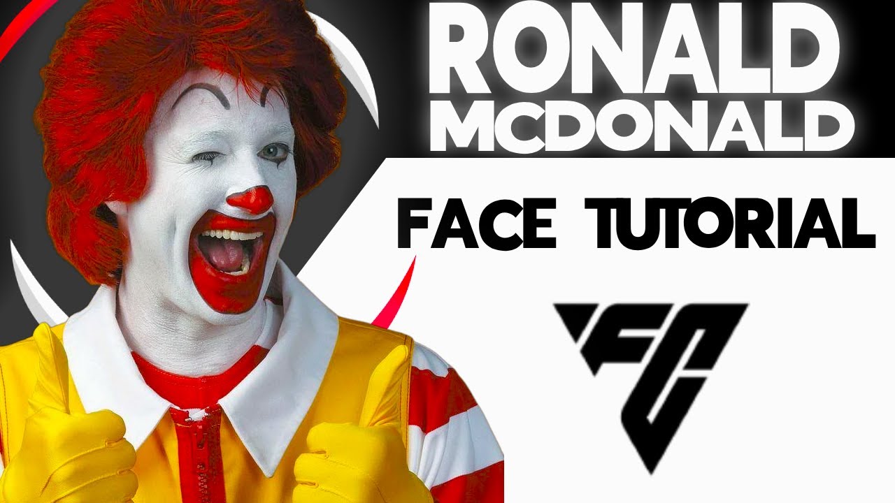 EAFC 25 How To Create Ronald McDonald (Face) Advanced Sculpt Tutorial ...