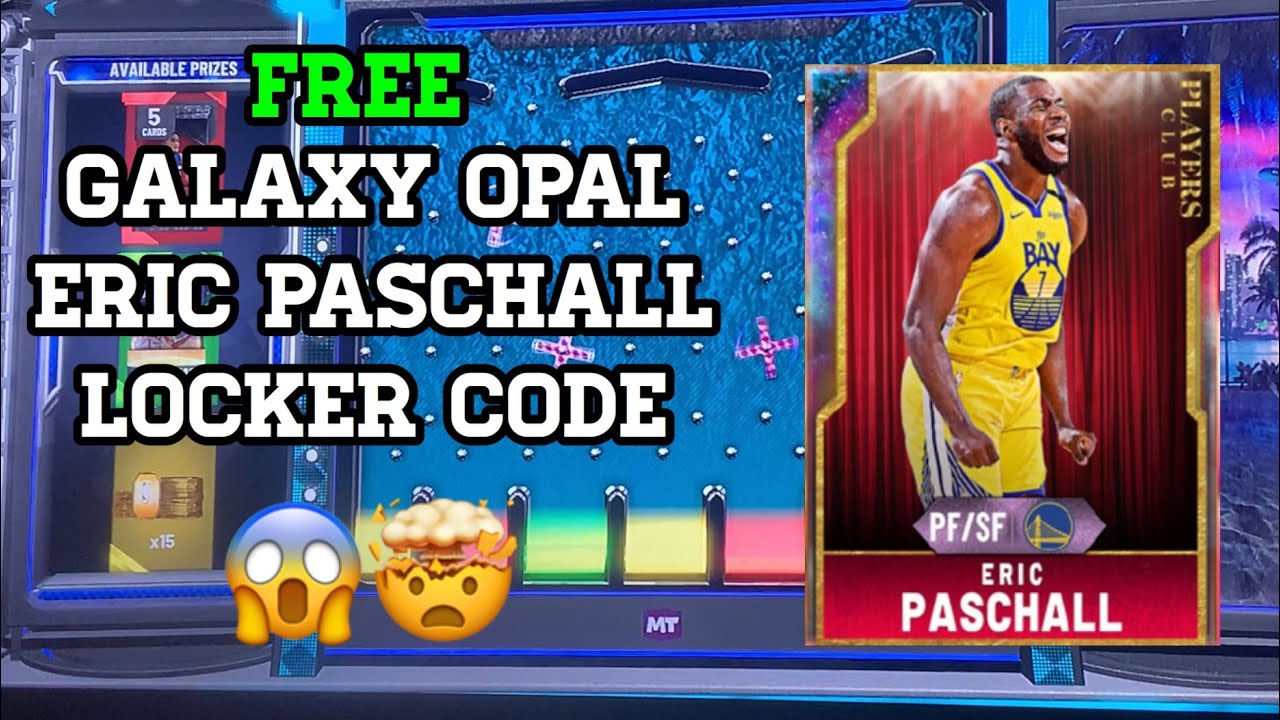 FREE GALAXY OPAL ERIC PASCHALL LOCKER CODE! NBA 2K20 MYTEAM! - YouTube
