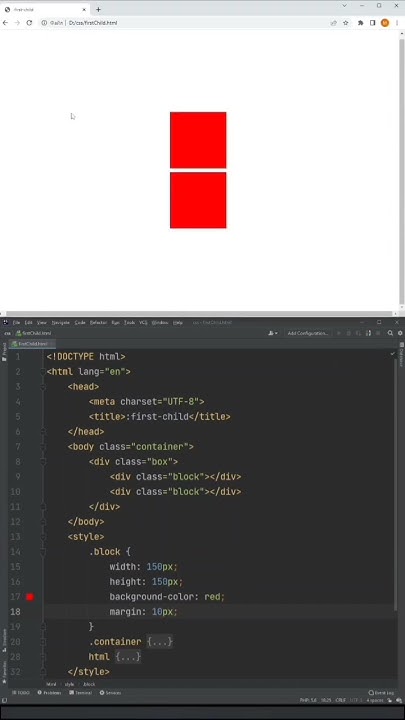 css :first-child - YouTube