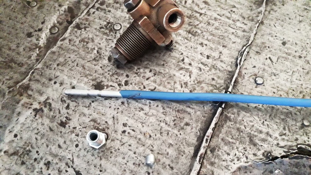 How to repair CNG pipe if it leaks #cng - YouTube