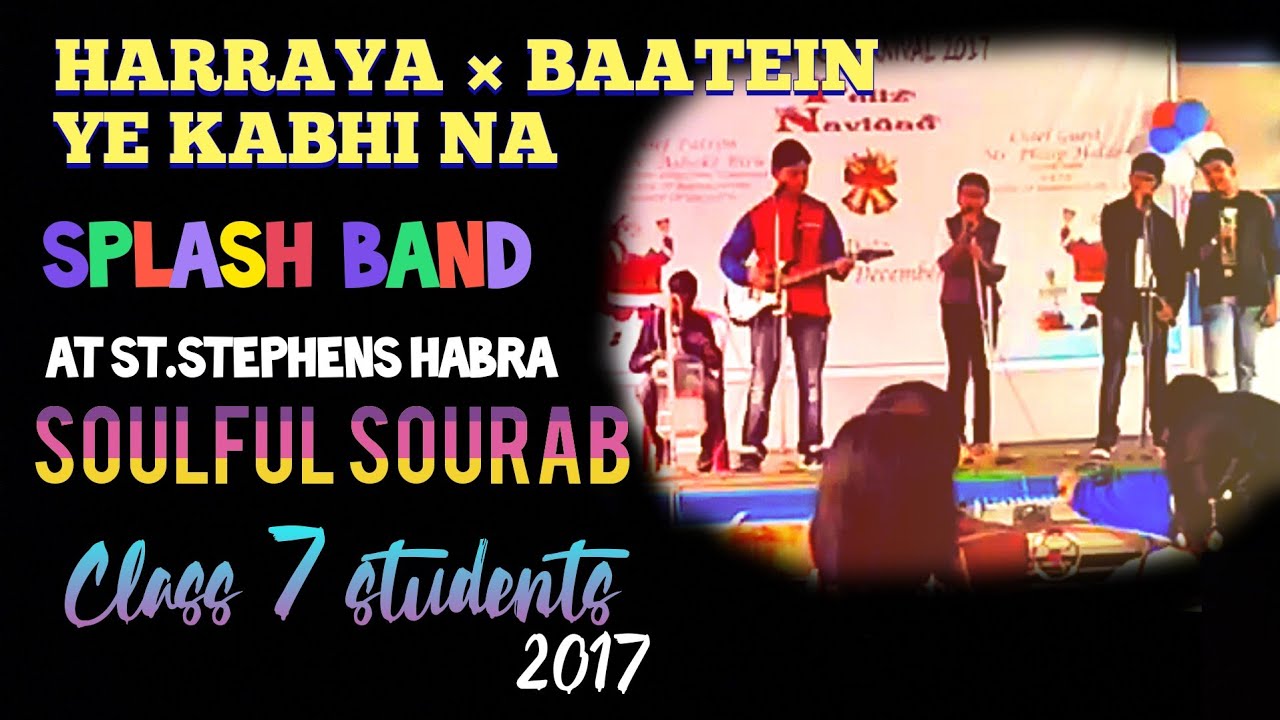 Splash band performance at St Stephen's school Habra 2017| Mashup ...