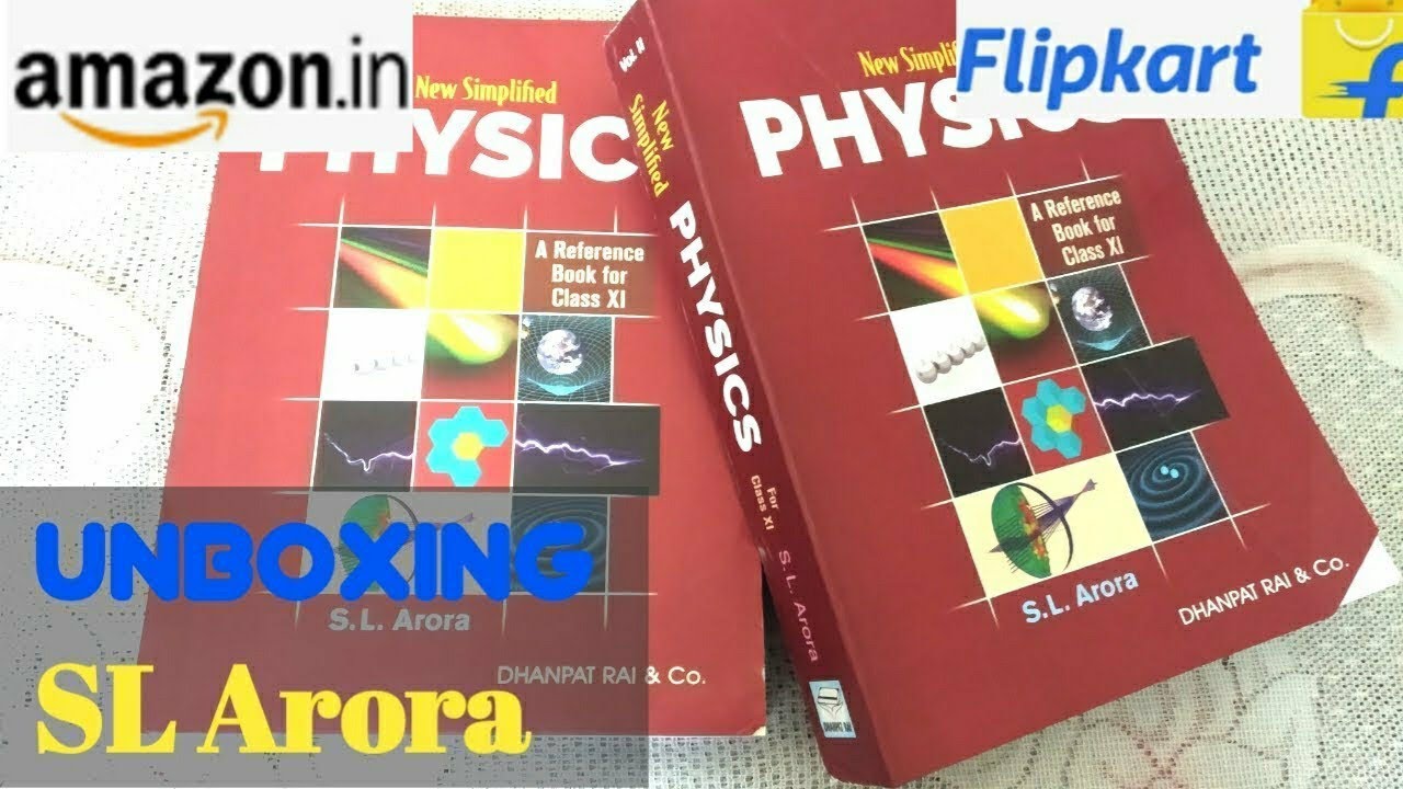 Unboxing SL Arora of Class 11th Physics ll From Flipkart and Amazon ll ...