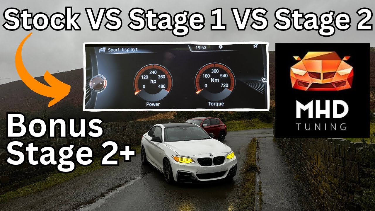 Tuning My M235i With MHD, Stock VS Stage 1 VS Stage 2 VS Stage 2+ - YouTube