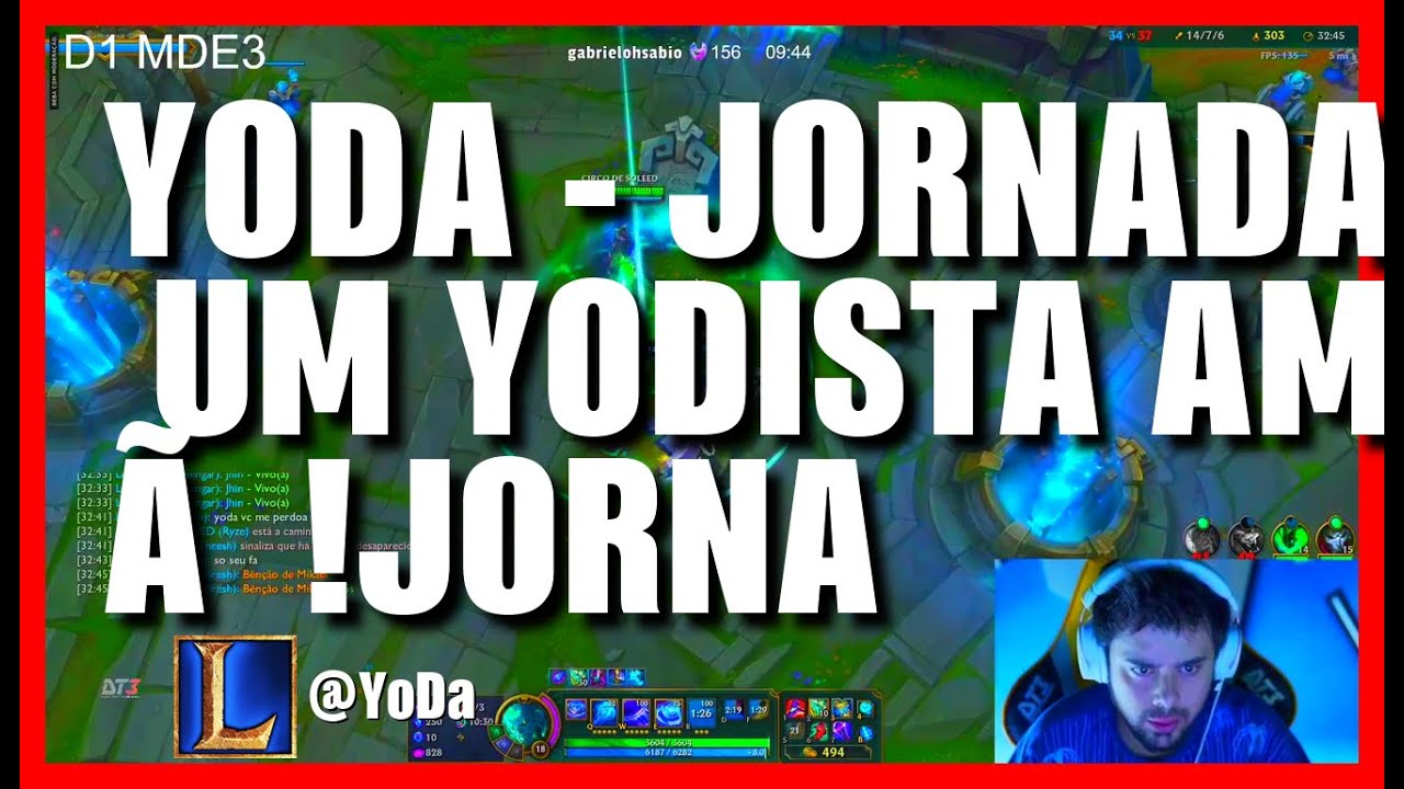 YODA - Jornada de um yodista amanhã | LOL Clips - Familia LoL - YouTube