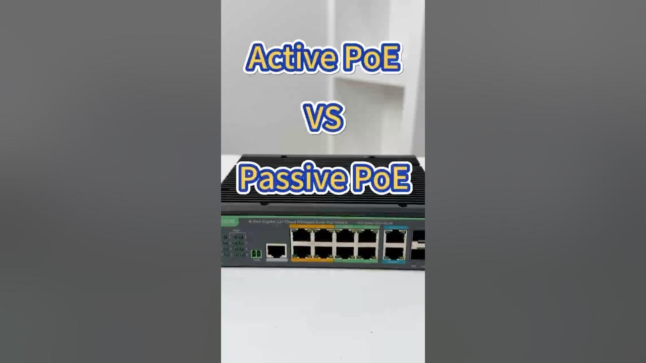 Active vs Passive PoE Explained So Easy! - YouTube