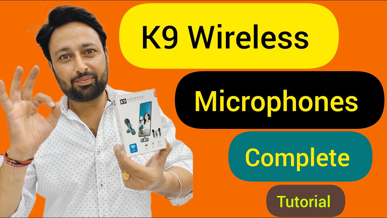 K9 Wireless Microphones Complete Tutorial #comeswithit - YouTube
