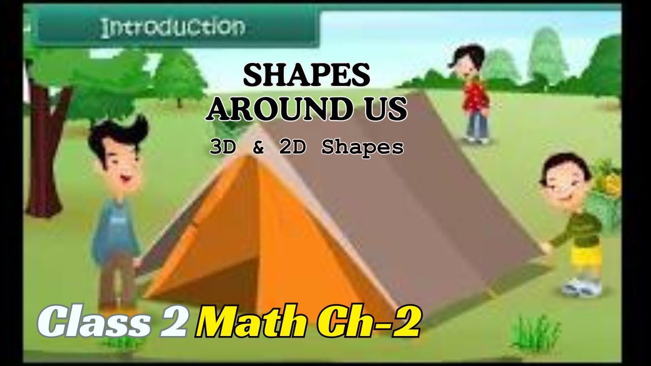 Shapes Around Us (3D & 2D Shapes) / Class - 2 / Math / Chapter - 2 ...